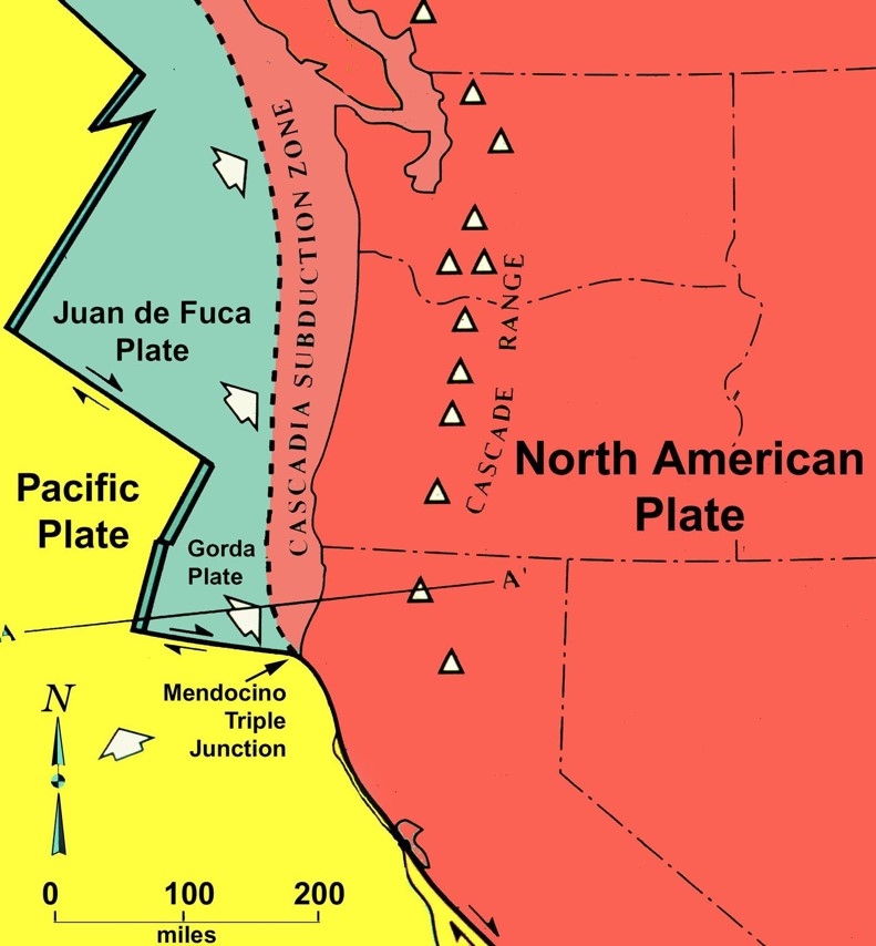 Mendocino Triple Junction Tectonics – Cal Geographic